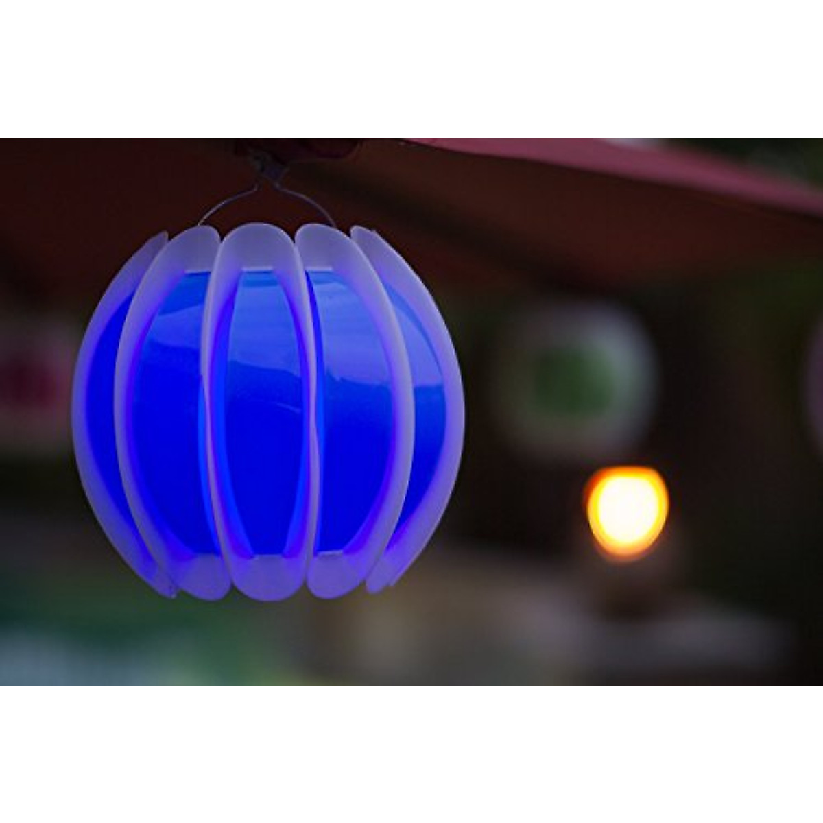 Poolmaster Floating Pool Lights for Swimming Pool, Patio and Hanging Solar Lanterns, 2 Pack, Blue