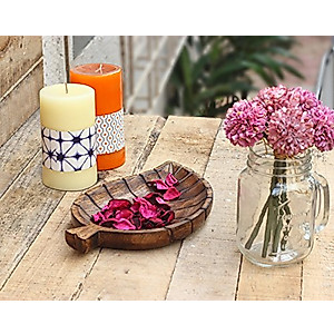 Decorative Tray for Coffee Table Decor Vanity Organiser Counter top Kitchen Ring Dish Holder