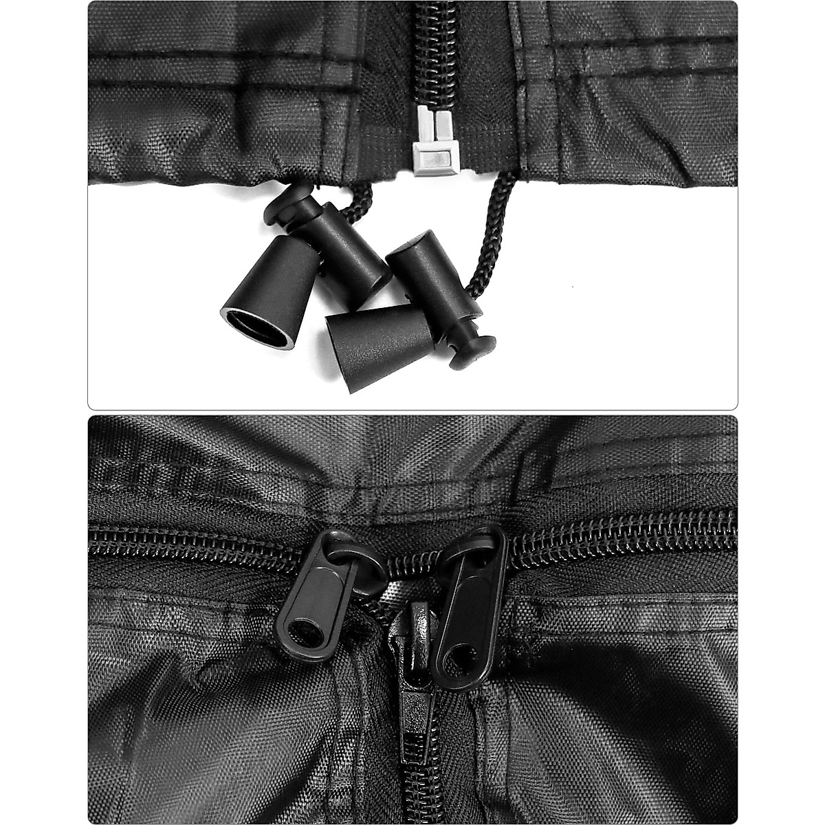 QWORK Wire Rack Cover Shelf Cover, High Density Waterproof/Dustproof Storage Shelving Unit Cover, Fits Racks 48" L x 19''D x 72''H, Used to Cover Sundries,1 Pack (Black)