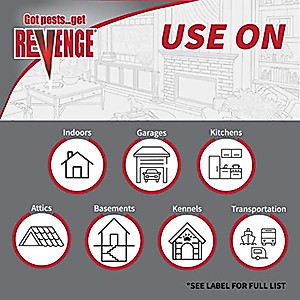 Bonide 4613 Fogger, Revenge Total Release, Pack of 3 6 oz Ready-to-Use Cans, Long Lasting Formula Kills Fleas