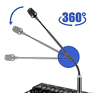 micfuns Professional Dynamic bob Barker Microphone for DJ Mixer Dedicated Disc Shouting Microphone KTV Bar Gooseneck Mic