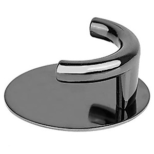 Jimfoty Heavy Duty Anti-Rusty Mental Wall Hanger, Towel Hook, Adhesive Durable for Storing The Clothes Bathroom Kitchen(Black)
