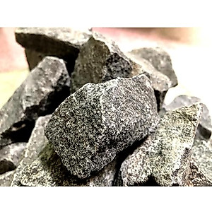 The Sauna Place 45 LB Box of Replacement Sauna Olivine Stones, Sourced from Finland