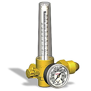 VICTOR Flowmeter Regulator for Argon, Argon/CO2 and Helium. For TIG and MIG Welders, Model: GRF400-580