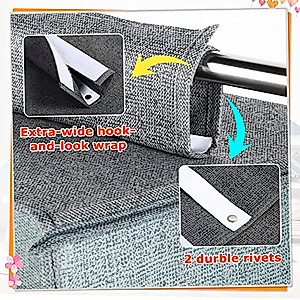 2 Pcs 5-Shelf Hanging Closet Organizer and 4 Pcs Removable Drawers, 11 x 11 x 39 Inch Hanging Storage Organizer Hanging Shelves for Closet Bedroom Dorm College Room, Clothes Socks Underwear Hat