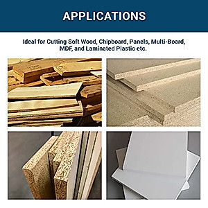 Benchmark Abrasives 5-1/2" 36 Tooth, TCT Wood Cutting Saw Blade for General Purpose Cutting & Trimming of Softwoods, Hardwoods, Long Lasting Blades, Use with Circular Saw (5-1/2" 36T)