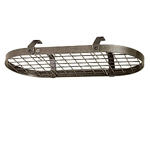 Low Ceiling Oval Hanging Pot Rack
