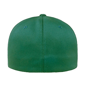 1963 Ford Fairlane Hardtop Outline Design Flexfit 6277 Athletic Baseball Fitted Hat Cap Pepper Green S/M