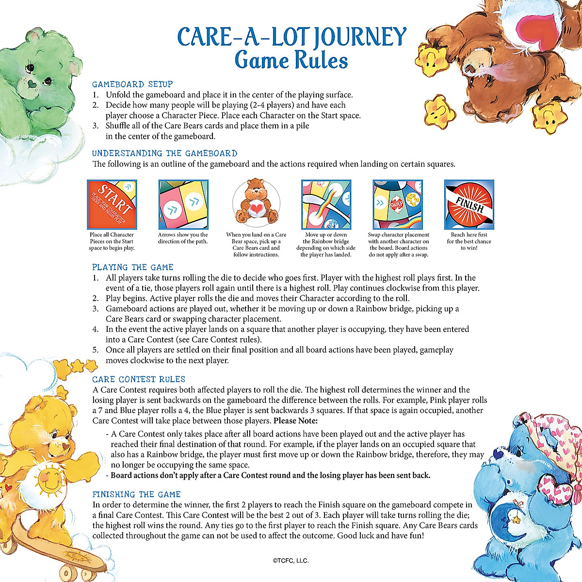 AQUARIUS - Care Bears Journey Board Game