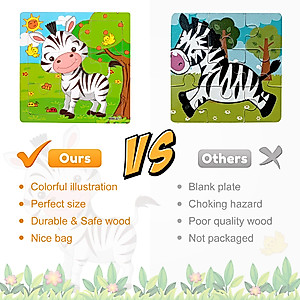 SYNARRY 48 Pieces Solar System Puzzles for Kids Ages 3-5, Planet Wooden Jigsaw Puzzles for Kids, Rocket Space Floor Puzzles with Storage Tray, Educational Learning Toys Gift Game for Boys Girls