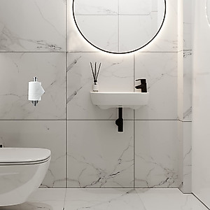 Toilet Paper Holder Self Adhesive, Eolax Toilet Roll Holder no Drilling for Bathroom Washroom, Tissue Roll Holders Wall Mount, 304 Stainless Steel (Brushed Nickel)