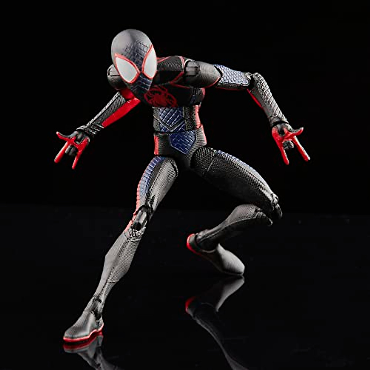 Spider-Man Marvel Legends Series Across The Spider-Verse Miles Morales 6-inch Action Figure Toy, 3 Accessories