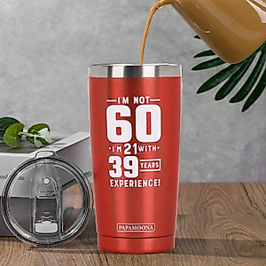 60th Birthday Gifts For Women, 1963 Birthday Presents, 60th Birthday Gift Ideas For Her, Happy Birthday Gifts For 60 Year Old Woman, Turning 60 Decorations, 20 oz Wine, Coffee Tumbler, Mug, Cup