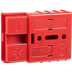Boao 6 Sets 6-10 Gauge Battery Quick Connect Disconnect 50a 12-36v Battery Quick Connector Quick Wire Harness Plug Kit Battery Quick Connector Disconnect Plug for Motor Winch Trailer(Red)