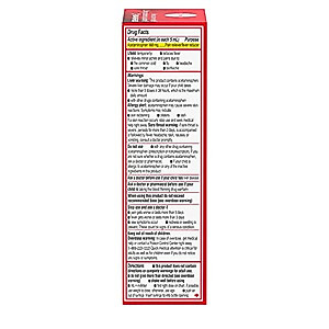 Tylenol Infants Oral Suspension Medicine with Acetaminophen, Baby Fever Reducer & Pain Reliever for Minor Aches & Pains, Sore Throat, Headache & Teething Pain, Grape Flavor, 2 fl. oz