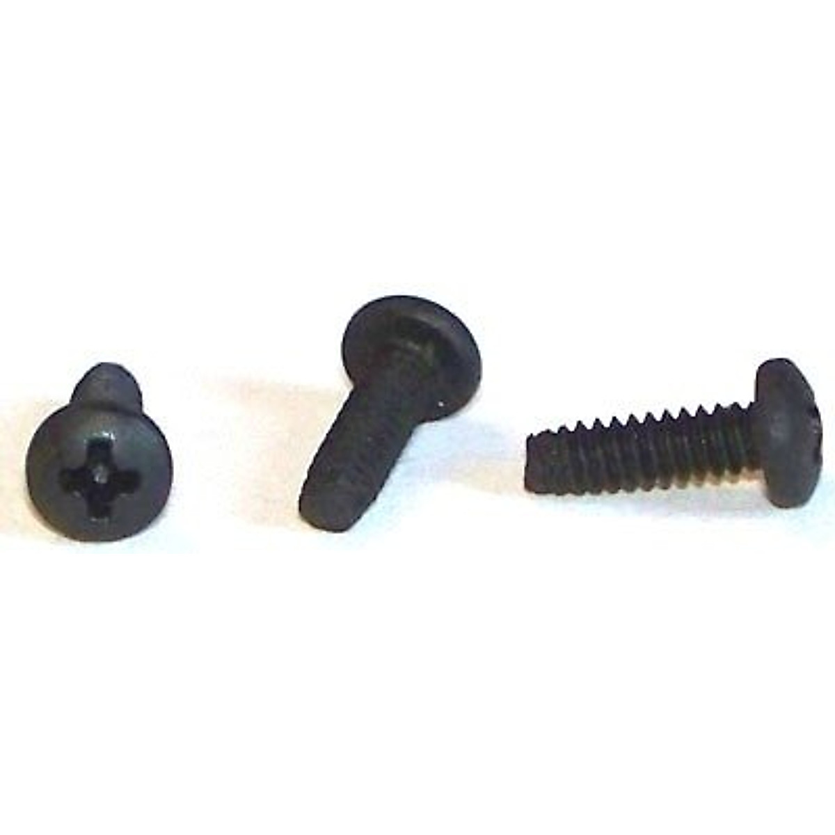 6-32 x 3/8" Type F Thread Cutting Screws/Phillips/Pan Head/Steel/Black Oxide / 10,000 Pc. Carton
