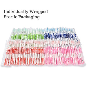 G-Smile 144 Individually Wrapped Disposable Toothbrushes, Regular Size Head, Extra Soft Bristle, Color Vary, Convenient & Affordable (Extra Soft)