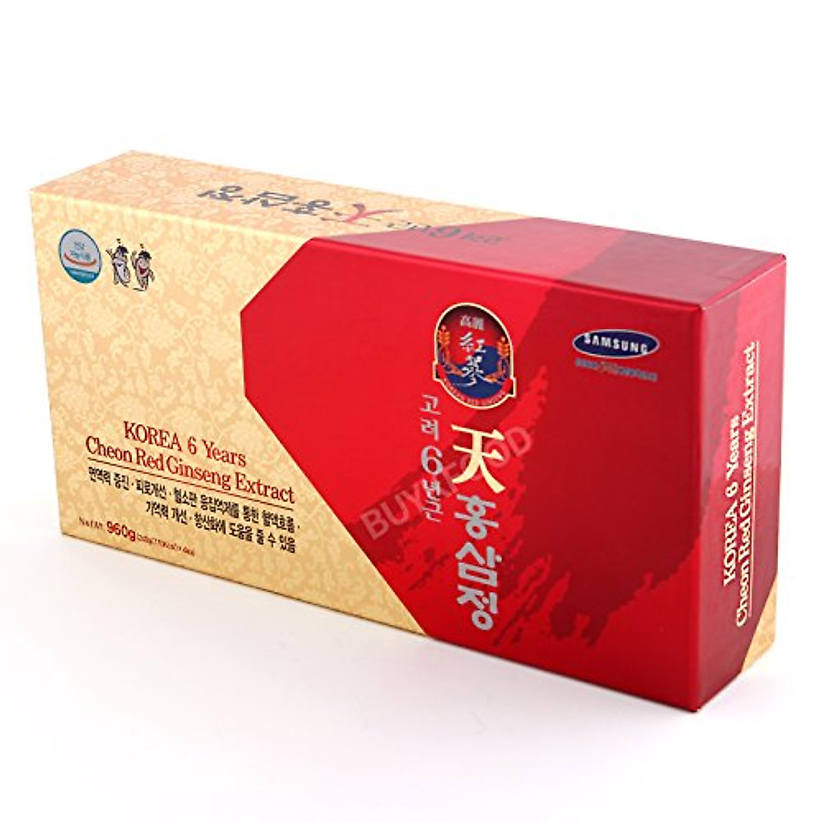 Korean 6years Root Red Ginseng Gold Extract, 240g(8.5oz) X 4ea, Saponin, Panax