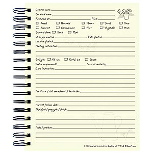 Write it Down Journals Unlimited Gardening Journal - Dk Green, 7.5" x 9" in. (jo/x0)