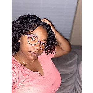 ZENNI Blue Light Blocking Glasses for Women Stylish Lavender TR90 Cat-Eye Frame Relieve Digital Screen Eye Strain Light Eyewear UV Protection