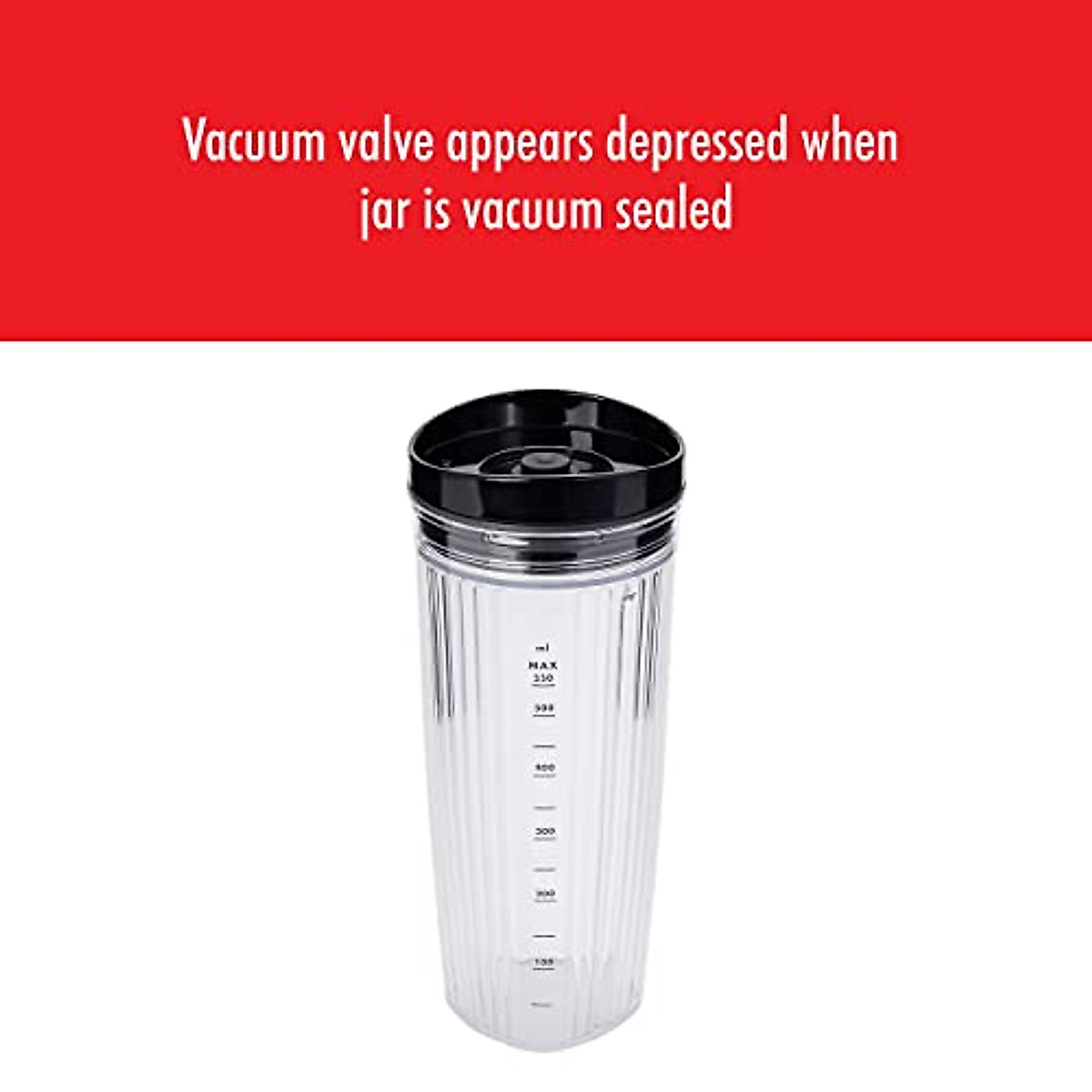 ZWILLING Enfinigy Vacuum Lidfor Personal Blender Jar - Black