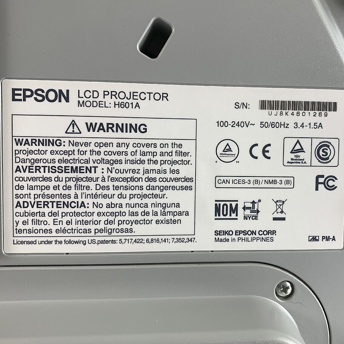 Epson PowerLite 575Wi 3LCD Projector UST 2700 ANSI Professional WXGA HDMI Mount, Bundle: Remote Control, Power Cable, HDMI Cable, Wall Mount