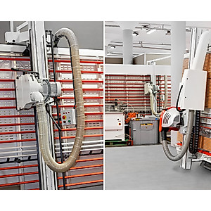 Amylove Flexible PVC Dust Collection Hose with Stainless Steel Hose Clamps Clear Vacuum Hose Dust Collection Fittings Dust Collector Accessories for Woodworking (1 Set,2.5 Inch, 20 ft)