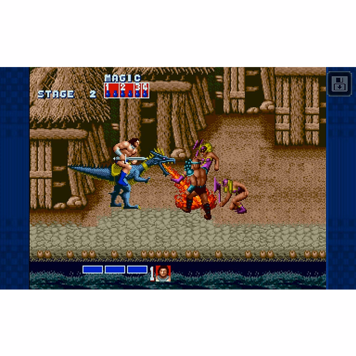 Golden Axe (Sega Genesis / Mega Drive) - Reproduction Video Game Cartridge