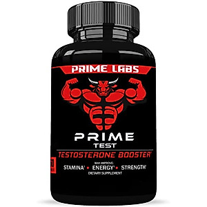 Prime Labs - Men's Test Booster - Natural Stamina, Endurance and Strength Booster - 60 Caplets