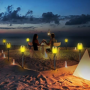 Ubrand Solar Torch Light Waterproof 96Led Outdoor Landscape Light,Solar Flame Garden Patio Torch-2