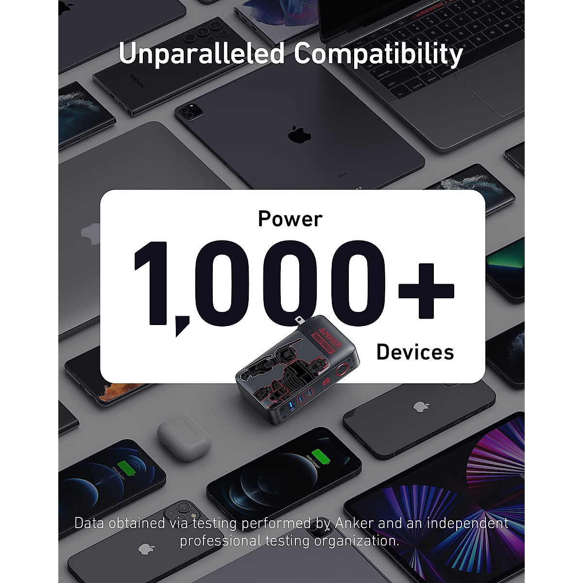 Anker GaNPrime Power Bank, 2-in-1 Hybrid Charger, 10,000mAh 30W USB-C Portable Charger with 65W Wall Charger, Works for iPhone 15/15 Plus/15 Pro/15 Pro Max/14/13, Samsung, Pixel, MacBook, Dell