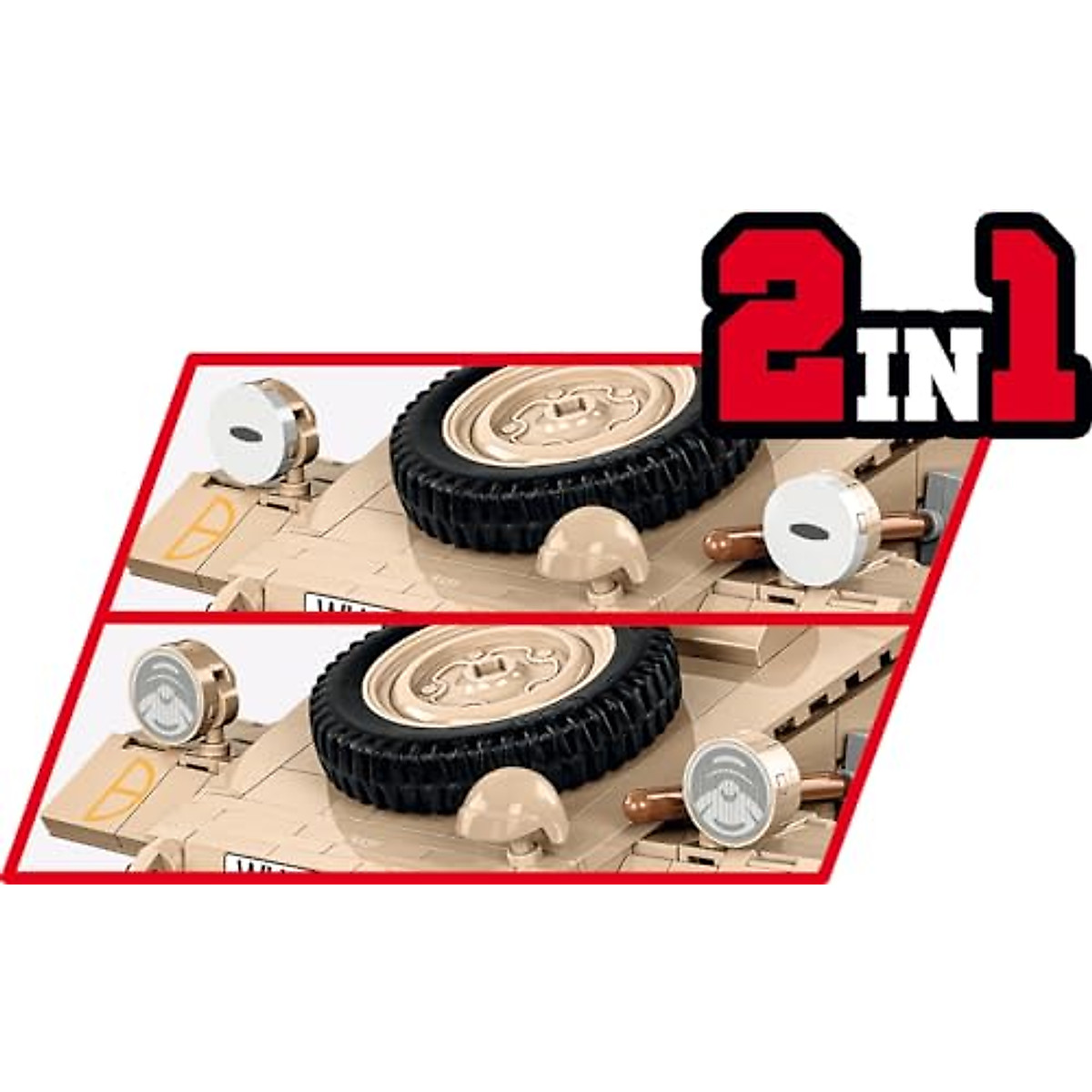 COBI Historical Collection WWII Kübelwagen (PKW Type 82) Tank - Executive Edition