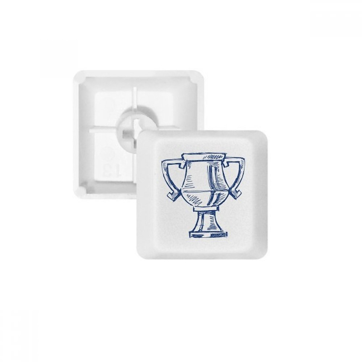 DIYthinker Football Championship Trophy Blue Keycap Mechanical Keyboard PBT Gaming Upgrade Kit