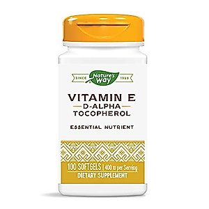 Nature's Way Vitamin E 268 mg per serving 100 Softgels
