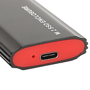 M.2 NVME SSD Enclosure, Ultrathin M.2 SSD Enclosure for 2280 SSDs Black