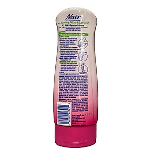Nair Hair Remover Lotion For Legs & Body Aloe & Lanolin 9 oz (Pack of 12)