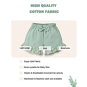 18 Months Baby Girl Clothes Toddler Clothes for Girls Short Set Short Sleeve Top Summer Outfits 18-24 Months Girl Clothes 24 Months Girl