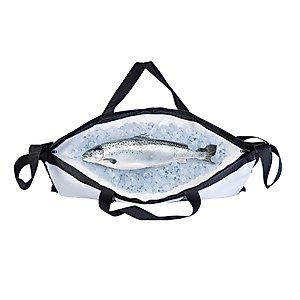 Fish Fighter 48 Inch Insulated Fish Bag, Kill Bag, Fishing Cooler, Easy to Clean & Take With You On The Boat or Shore