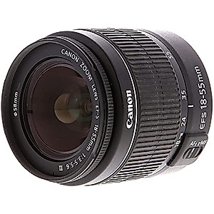 Canon EOS 4000D Rebel T100 DSLR Camera with EF-S 18-55mm DC III & 75-300mm Lenses Deluxe Accessory Bundle – Includes: 2X SanDisk Ultra 32GB SDHC Memory Card, Spare Battery, Black (Renewed)