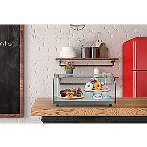 KoolMore DC-1C Bakery Display Case, 0.88 Cu. Ft - 1 Shelves, Clear