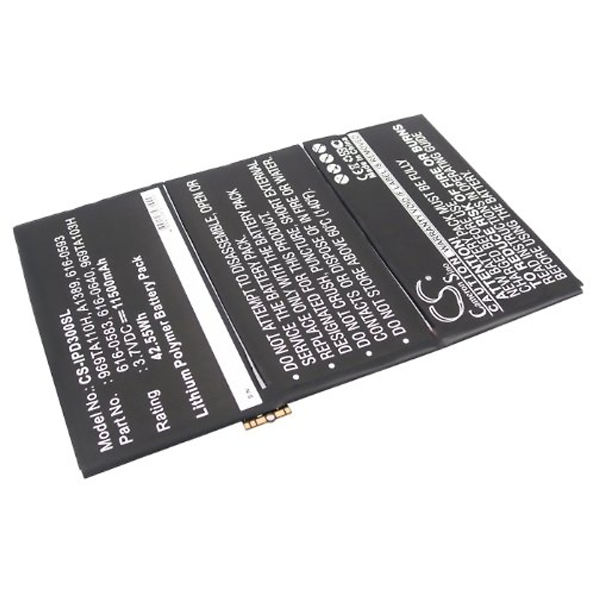 KDXY Compatible with Battery 3 64GB, 3 64GB 3G, 3 HD, 3, 4, MD510LL/A, MD511LL/A, MD512LL/A