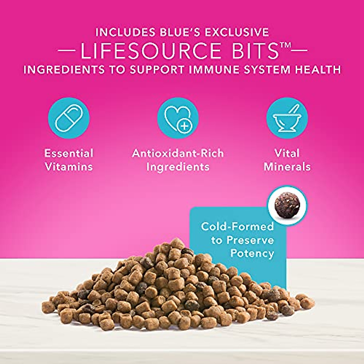 Blue Buffalo True Solutions Hairball Control Natural Adult Dry Cat Food, Chicken 3.5-lb