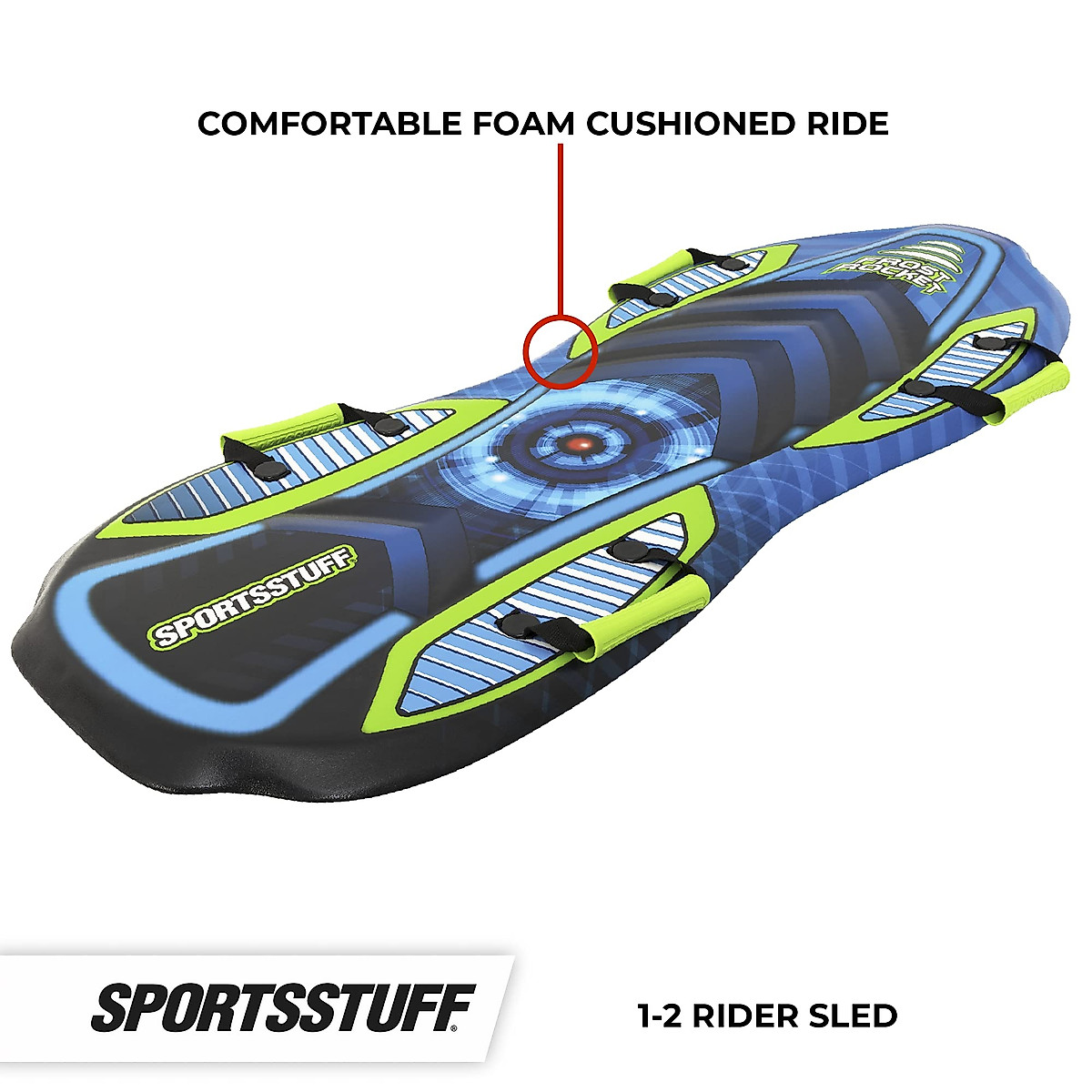 Sportstuff Frost Rocket, 1-2 Rider Foam Sled