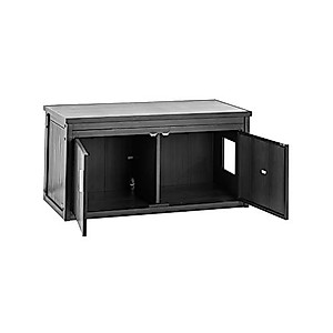 New Age Pet ECOFLEX® LitterLoo Bench Litter Box Cover -Espresso