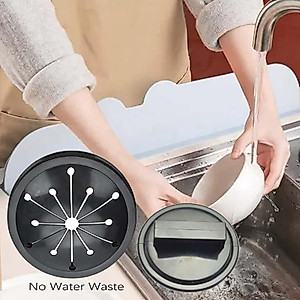 3 Inch Garbage Disposal Splash Guard Collar Sink Stopper Universal Rubber Food Waste Disposer Sink Garbage Disposal Splash Guard and Drain Plug for Whirlaway, Waste King, Sinkmaster and GE Models