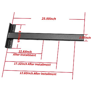 StarONE Enclosed Trailer Ladder Racks Cargo Trailer Ladder Rack Roof Rack for Trailers