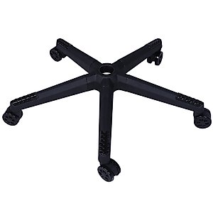 Frassie 28 inch Nylon Gaming Chair Base with 5 Casters, Heavy Duty Office Chair Base Replacement Part (Black)