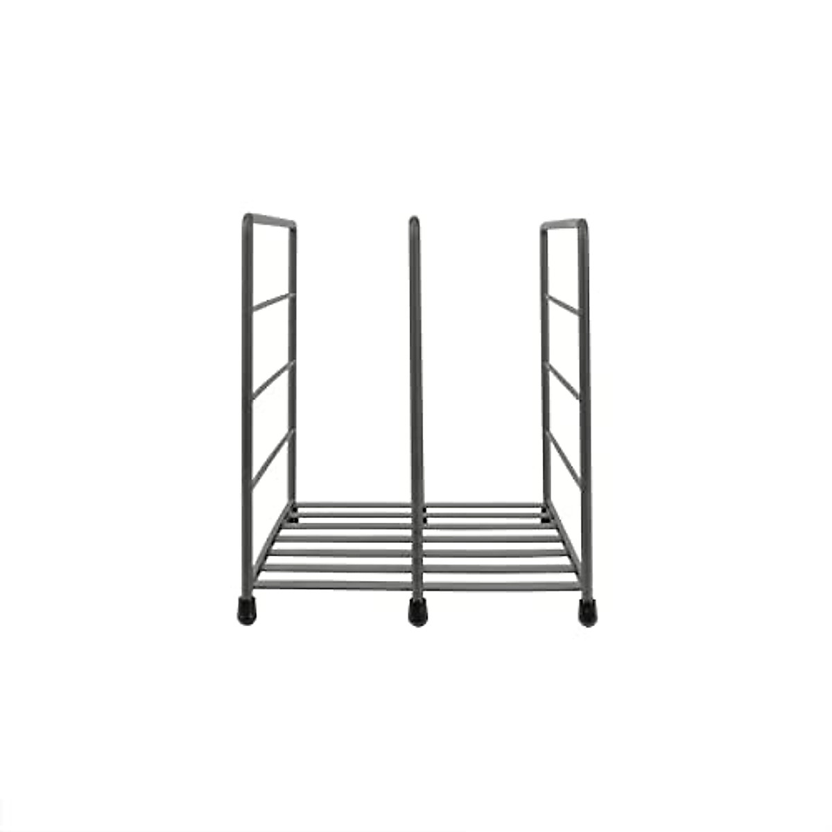 Spectrum Diversified Kitchen Cabinet Bakeware & Cutting Board Organizer for Meal and Food Prep Tools Storage, Large, Industrial Gray