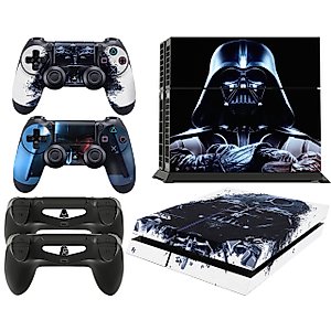 PS4 Console DV from Starwars Skin Decal Vinal Sticker + 2 Controller Skins Set