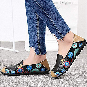 WYSBAOSHU Casual Shoes for Women Lightweight Slip-Ons Elastic Trainer for Walking Relaxing